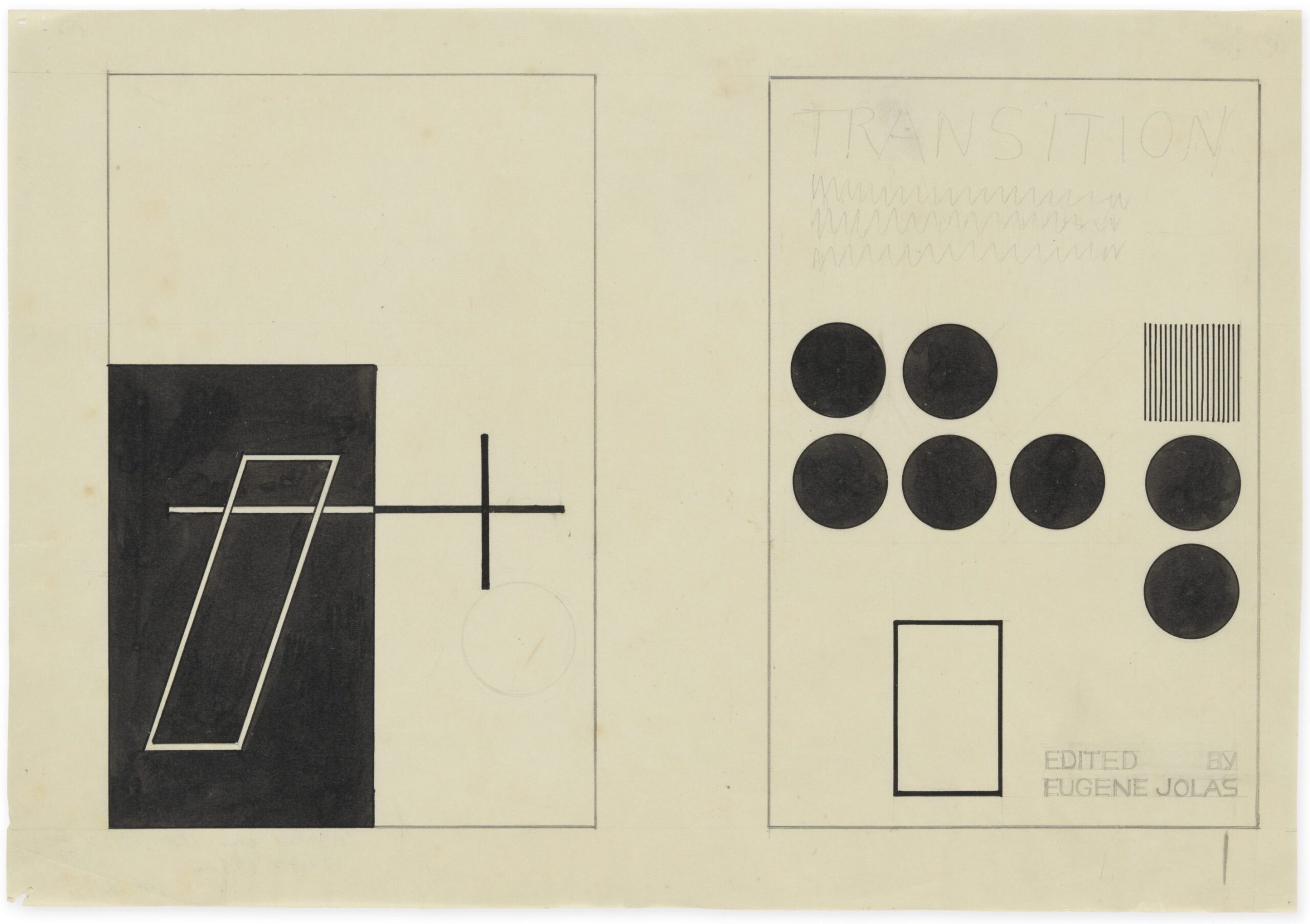 [Untitled (Design for the cover of »Transition« magazine)] - STARP EN