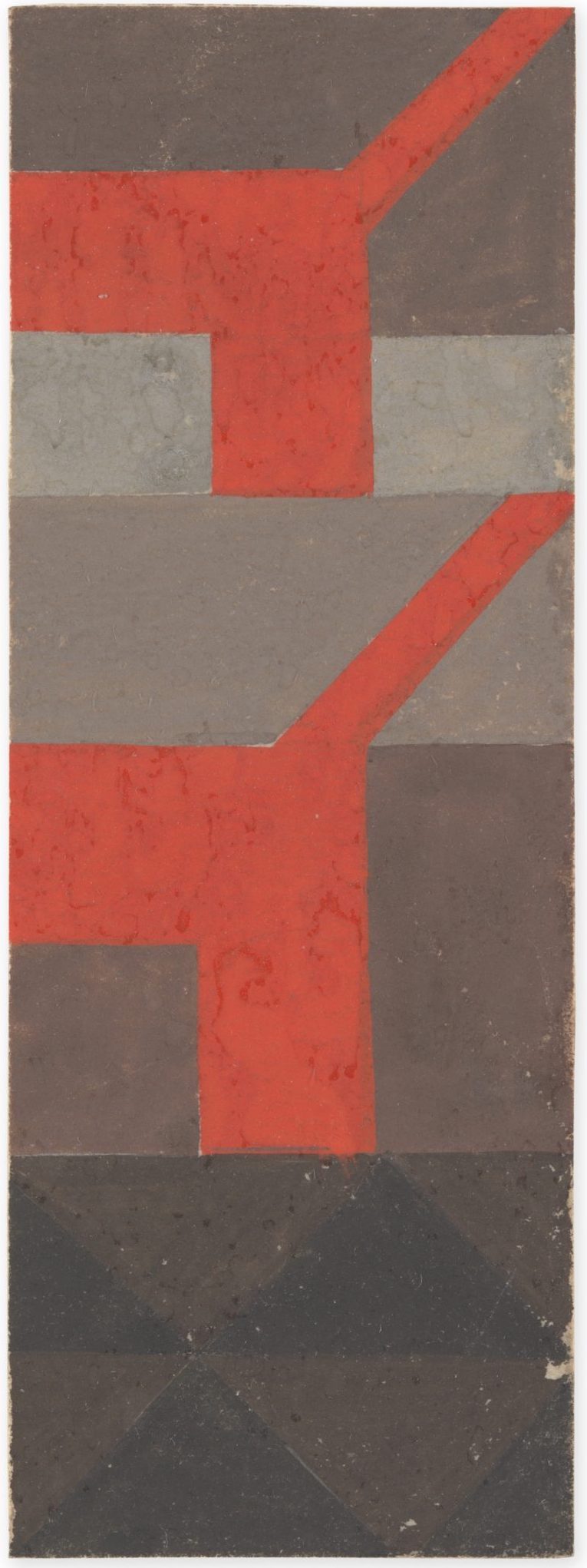 [Vertical-Horizontal Composition (Fragment, used for a tapestry ...
