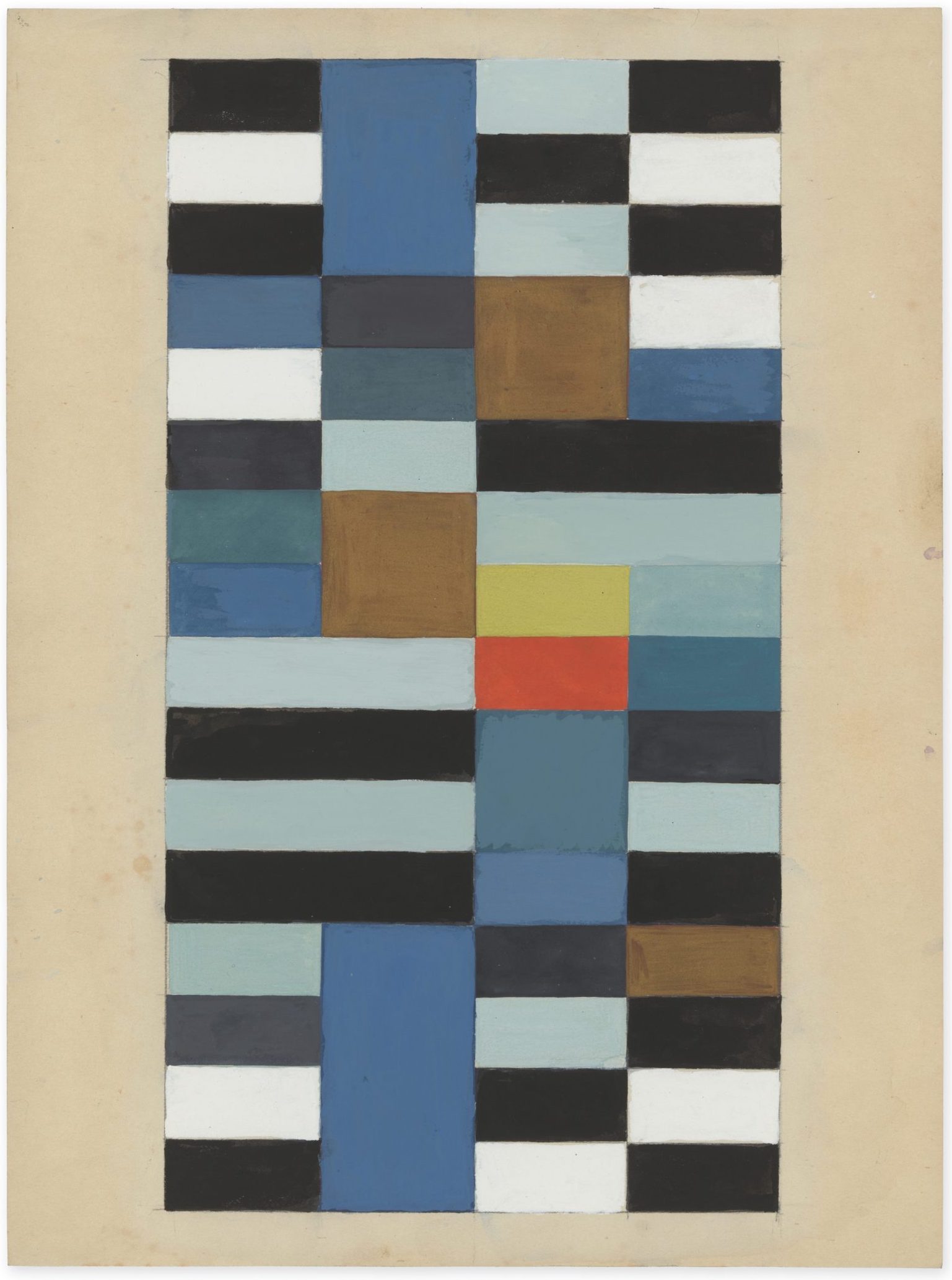 [Composition verticale-horizontale] - Sophie Taeuber-Arp